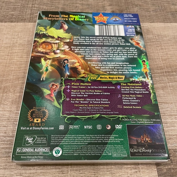Disney | Media | New Disney Tinkerbell Dvd Movie | Poshmark